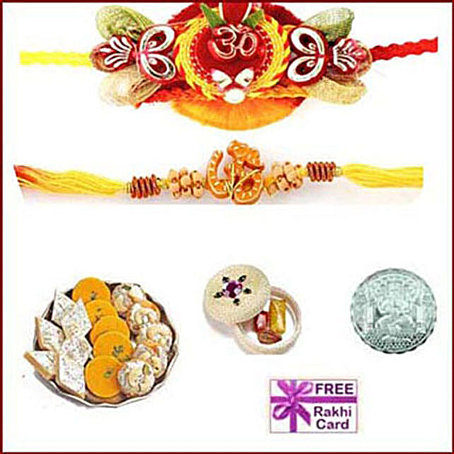 Assorted Sweets with Rakhi uk | Gift Assorted Sweets with Rakhi- FNP