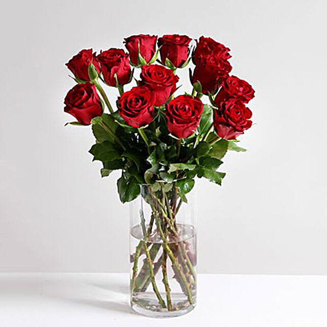 A Dozen Classic Red Roses uk | Gift A Dozen Classic Red Roses- FNP