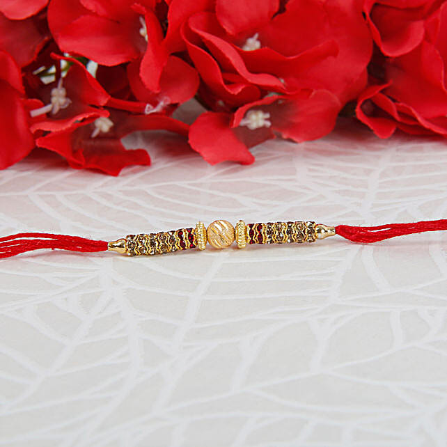 Premium Elegant Diamond Rakhi uk | Gift Premium Elegant Diamond Rakhi- FNP