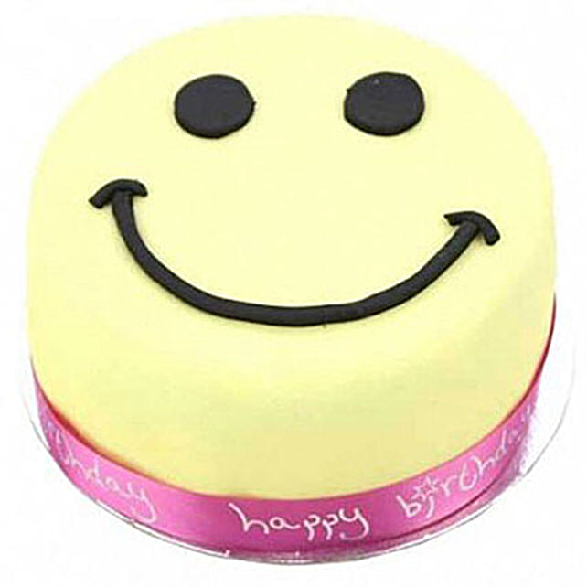 Smiley Celebration Cake For Girl uk | Gift Smiley Celebration Cake For ...