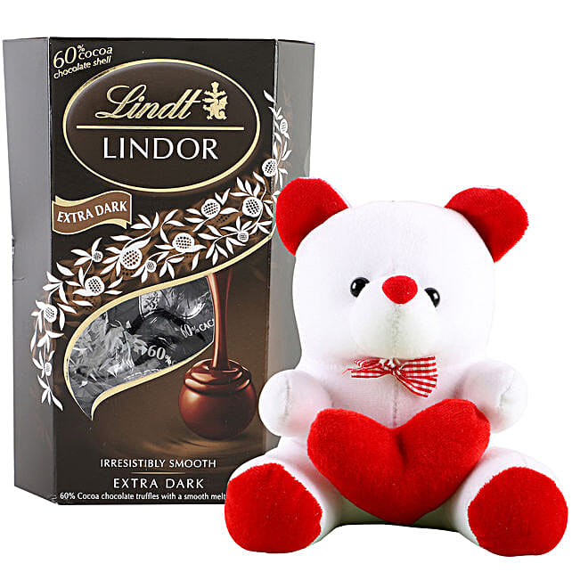 Lindt Lindor Extra Dark Teddy Combo uk | Gift Lindt Lindor Extra Dark ...