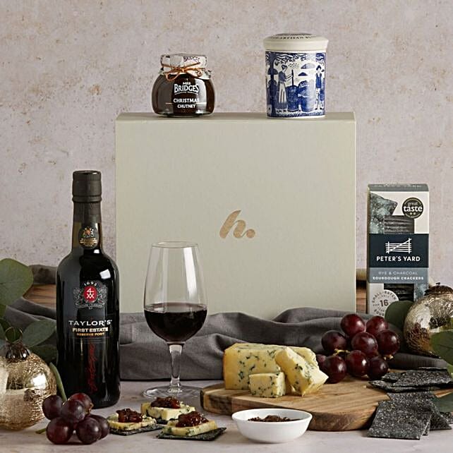 The Port And Stilton Hamper uk | Gift The Port And Stilton Hamper- FNP