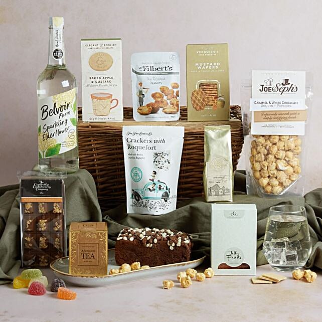 Non Alcoholic Gin And Tasty Munchies Hamper uk | Gift Non Alcoholic Gin ...