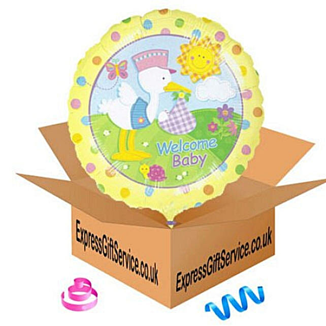 Welcome Baby Balloon uk | Gift Welcome Baby Balloon- FNP