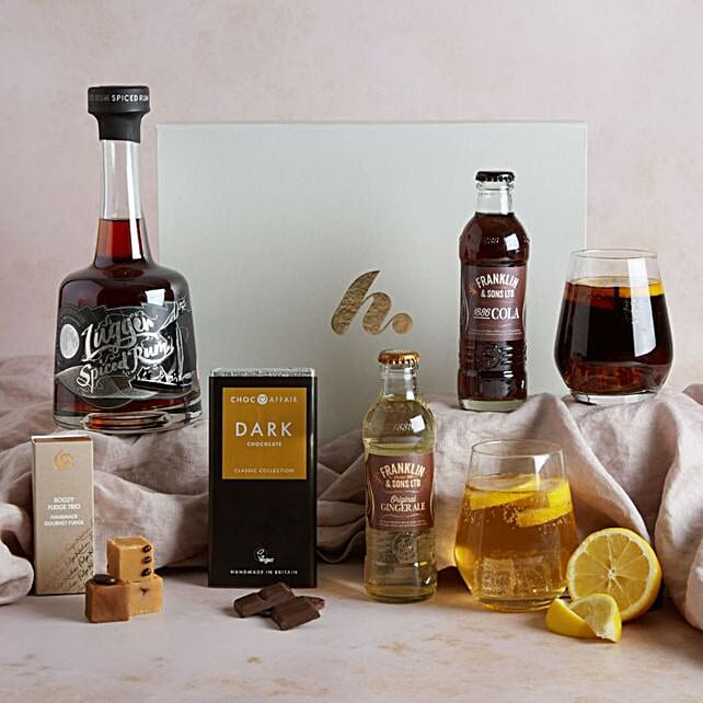Spiced Rum & Chocolates Gift Hamper uk | Gift Spiced Rum & Chocolates ...