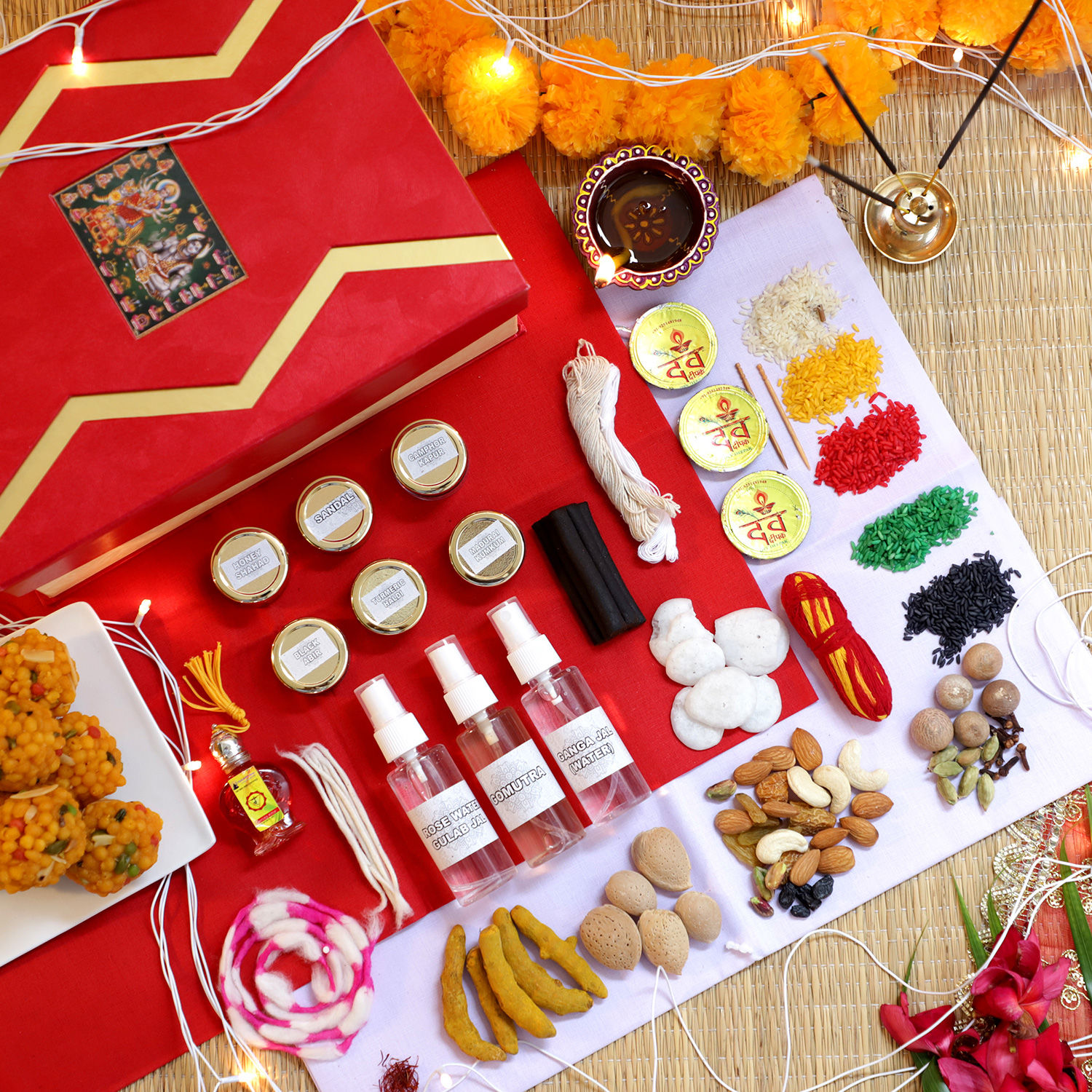 Complete Pooja Box uk | Gift Complete Pooja Box - Ferns N Petals