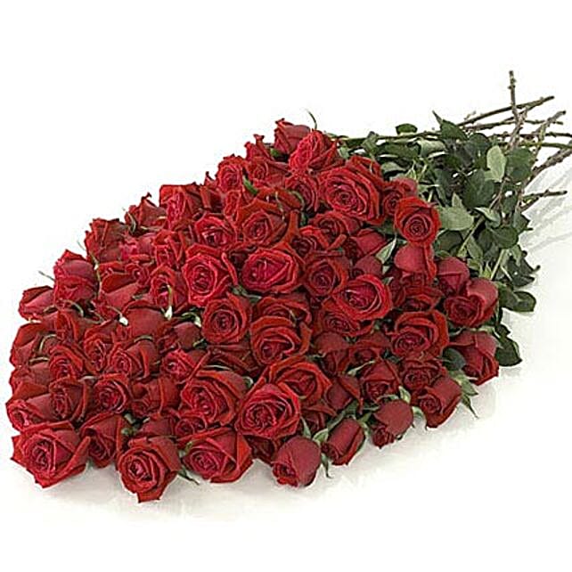 100 Long Stem Red Roses usa | Gift 100 Long Stem Red Roses- FNP