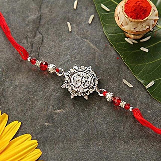 Spiritual Om Rakhi usa | Gift Spiritual Om Rakhi- FNP