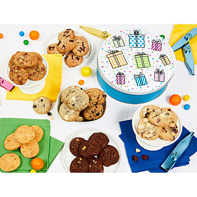Happy Birthday Mini Cookie Tin usa | Gift Happy Birthday Mini Cookie ...