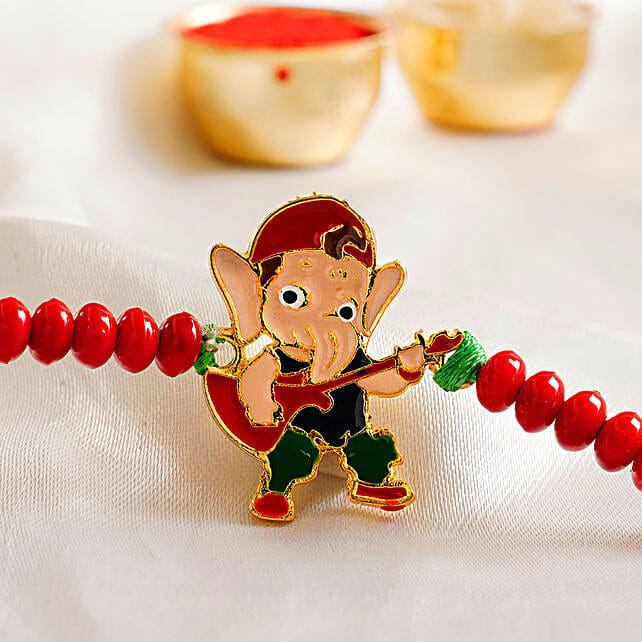 Appealing Bal Ganesha Kids Rakhi usa | Gift Appealing Bal Ganesha Kids ...