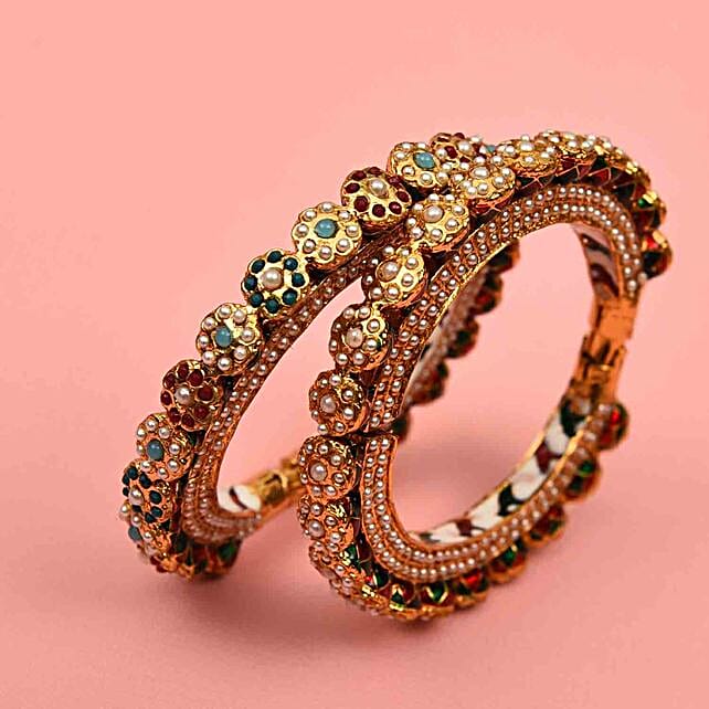Handmade Pacheli Bangles usa | Gift Handmade Pacheli Bangles- FNP
