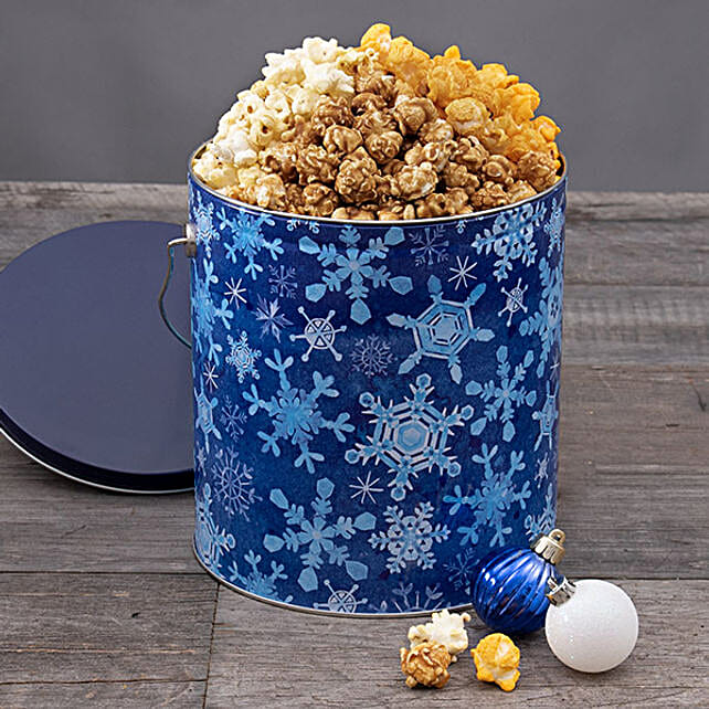 Snowflake Halloween Popcorn Tin usa | Gift Snowflake Halloween Popcorn ...
