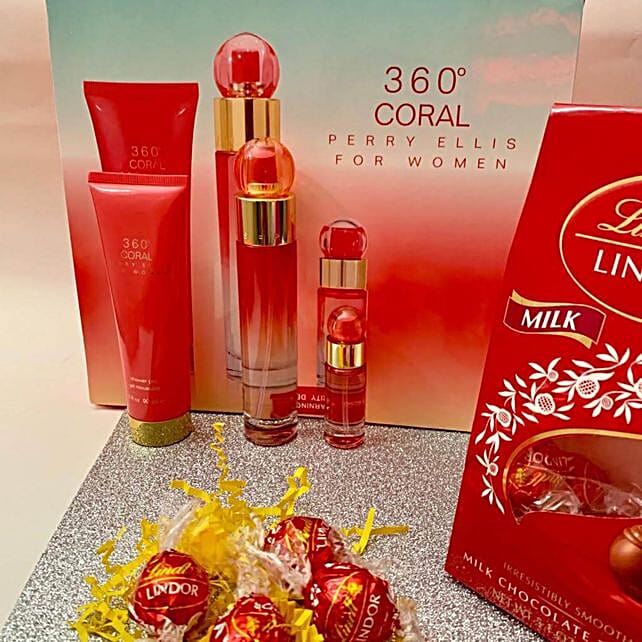 360 Coral Perry Ellis Gift Set usa | Gift 360 Coral Perry Ellis Gift ...