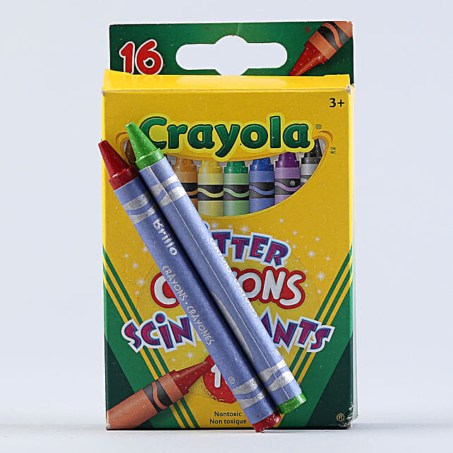 Bhai Dooj Wishes Crayola Glitter Crayons Combo usa | Gift Bhai Dooj ...