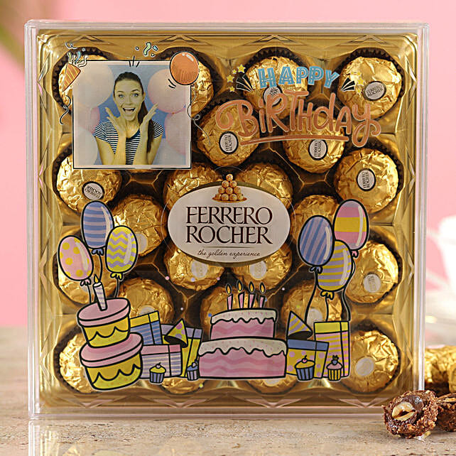 Birthday Blast Ferrero Rocher Personalised Box usa | Gift Birthday ...