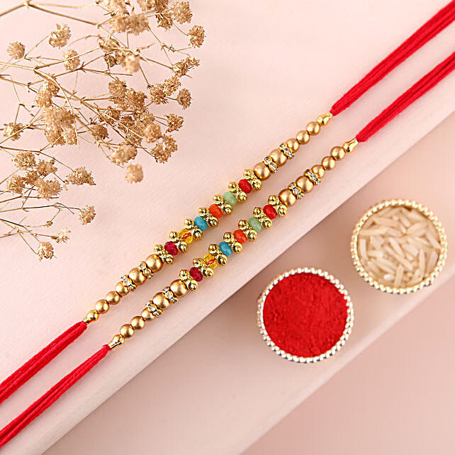 Sneh Pretty Multicoloured Rakhi usa | Gift Sneh Pretty Multicoloured ...