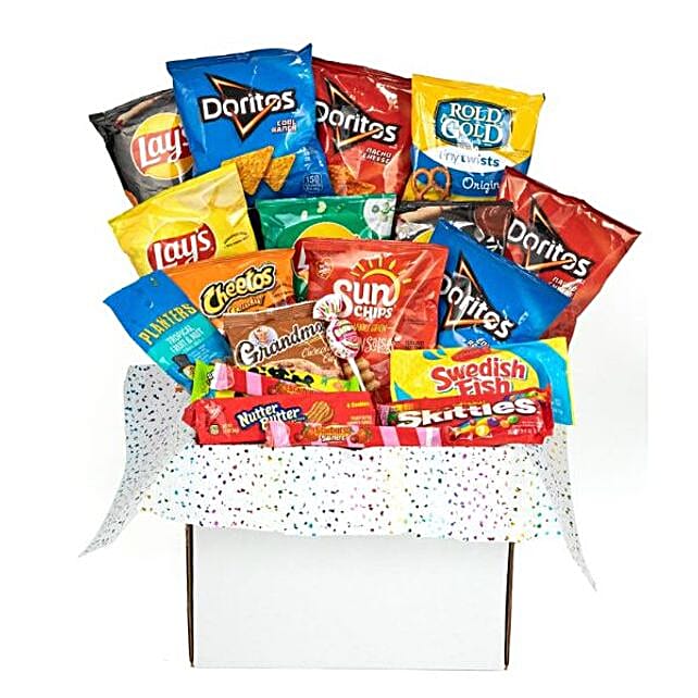 Sweet Treats & Snacks Gift Box usa | Gift Sweet Treats & Snacks Gift ...