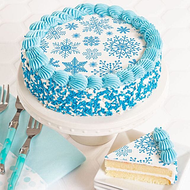 Snowflake Cake usa | Gift Snowflake Cake- FNP