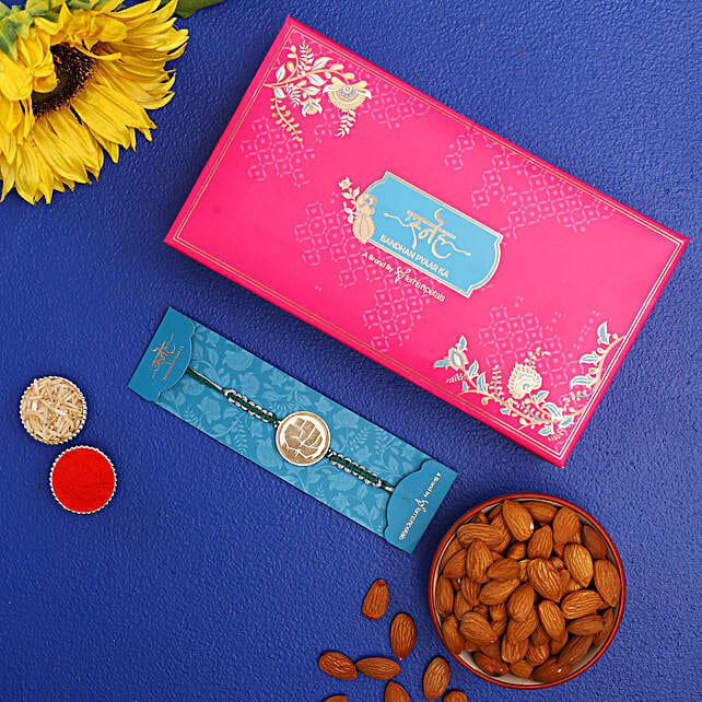 Superhero Metal Hulk Rakhi For Kids With 100 Gms Almonds Exp usa | Gift ...