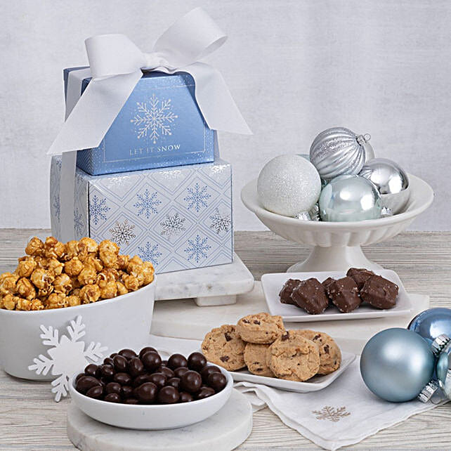Happy Holidays Snack Gift Box usa | Gift Happy Holidays Snack Gift Box- FNP