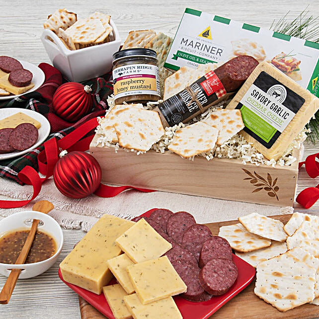 Holiday Meat And Cheese Sampler usa | Gift Holiday Meat And Cheese ...