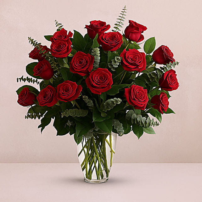 Grand 18 Red Roses usa | Gift Grand 18 Red Roses- FNP
