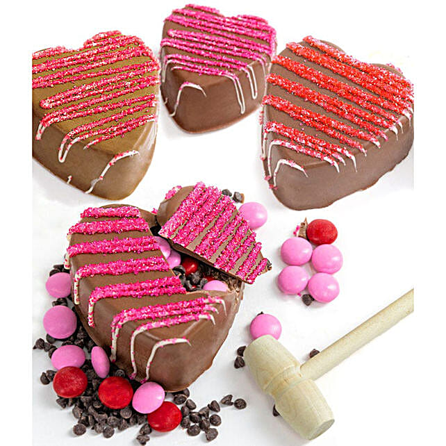 Valentines Day Breakable Chocolate Hearts usa | Gift Valentines Day ...