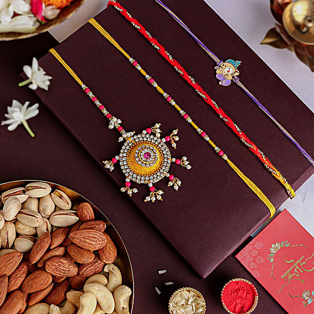 Beloved Family Rakhi Collection - For USA usa | Gift Beloved Family Rakhi Collection - For USA- FNP