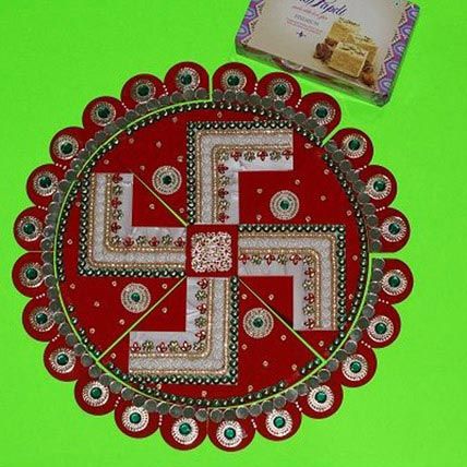 Swastik Rangoli usa | Gift Swastik Rangoli - Ferns N Petals