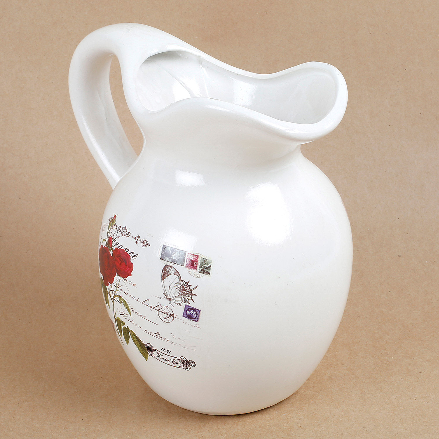 Buy/Send Water Jug Shaped Ceramic Vase Online- Ferns N Petals