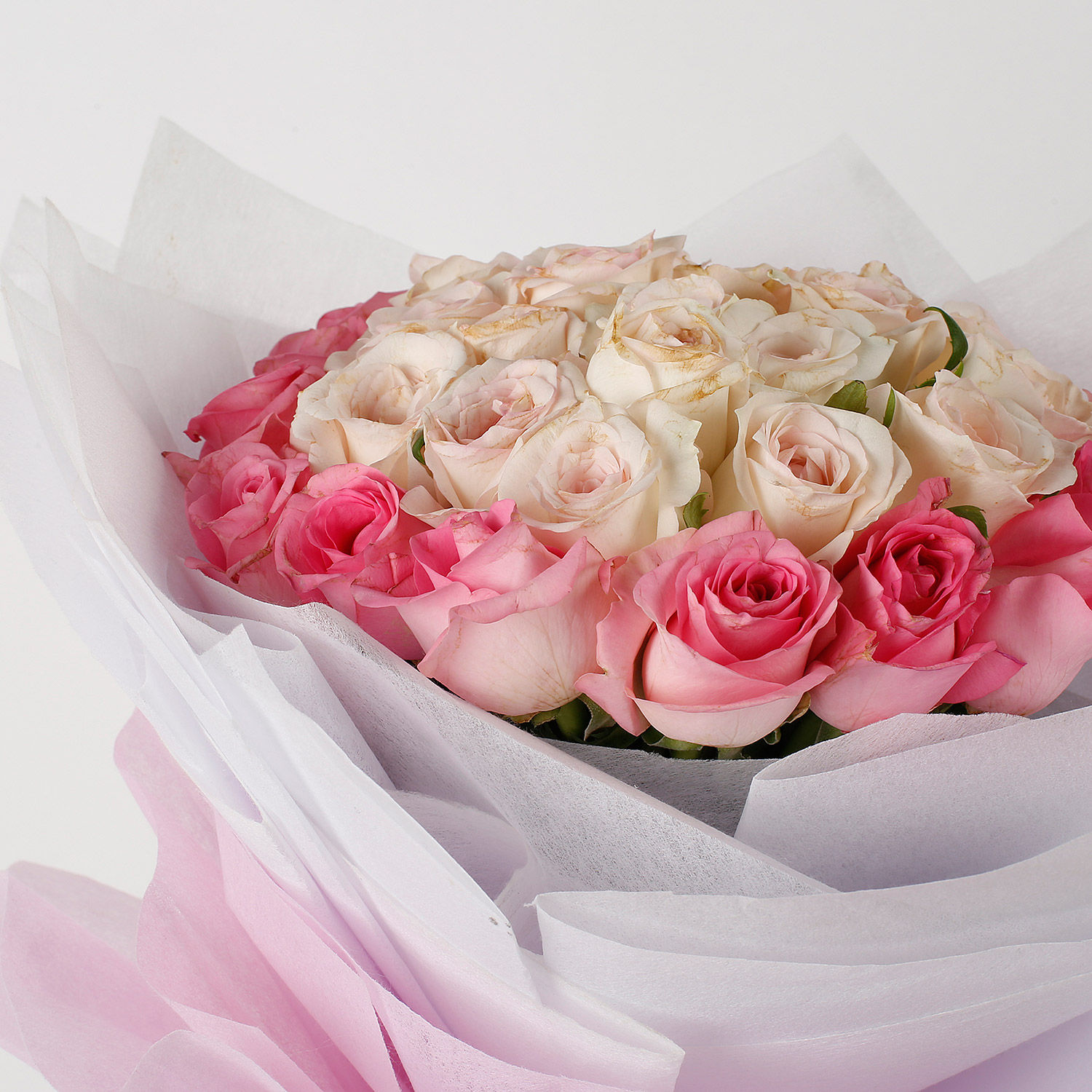 Buy/Send 36 Graceful Pink Roses Bouquet Online- Ferns N Petals