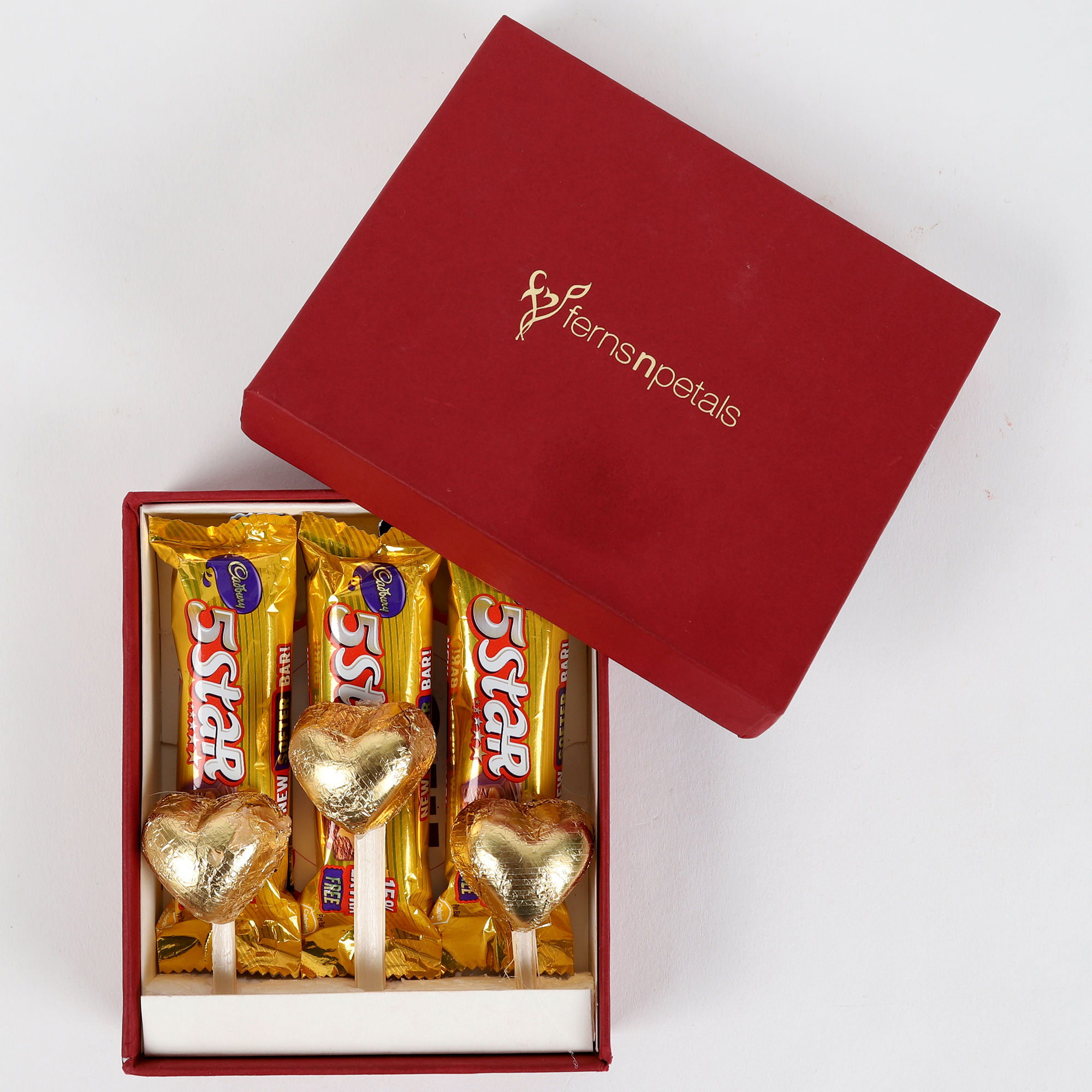 Buy/Send Five Star & Handmade Chocolate in FNP Gift Box Online- Ferns N ...