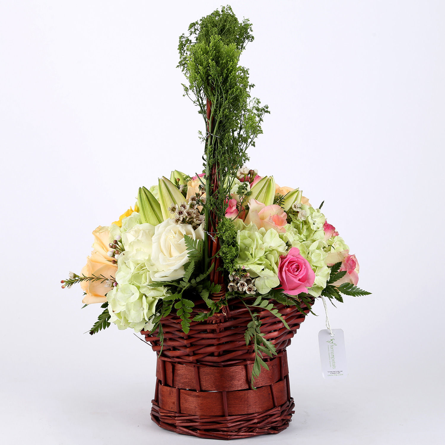Buy/Send Floral Delight Basket Arrangement Online- Ferns N Petals