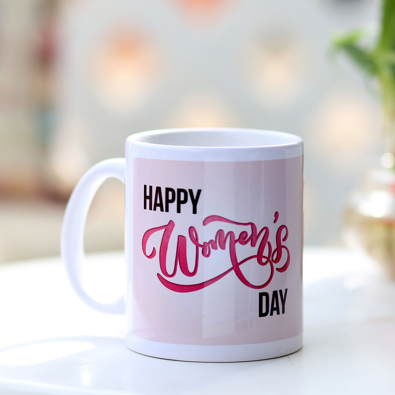 Buy/Send Happy Women's Day Printed Ceramic Mug Online- Ferns N Petals