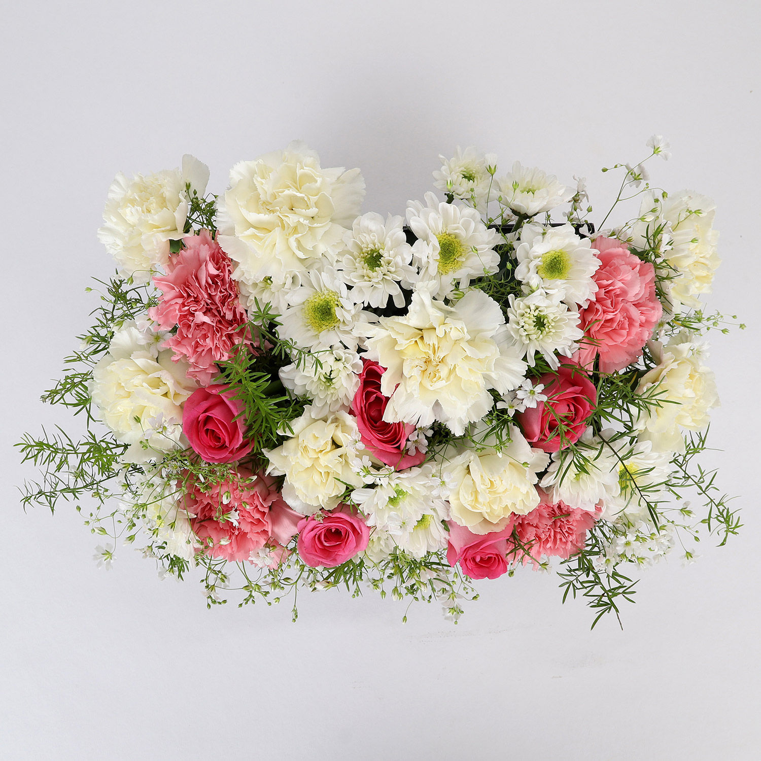 Buy/Send The Dainty Floral Box Arrangement Online- Ferns N Petals