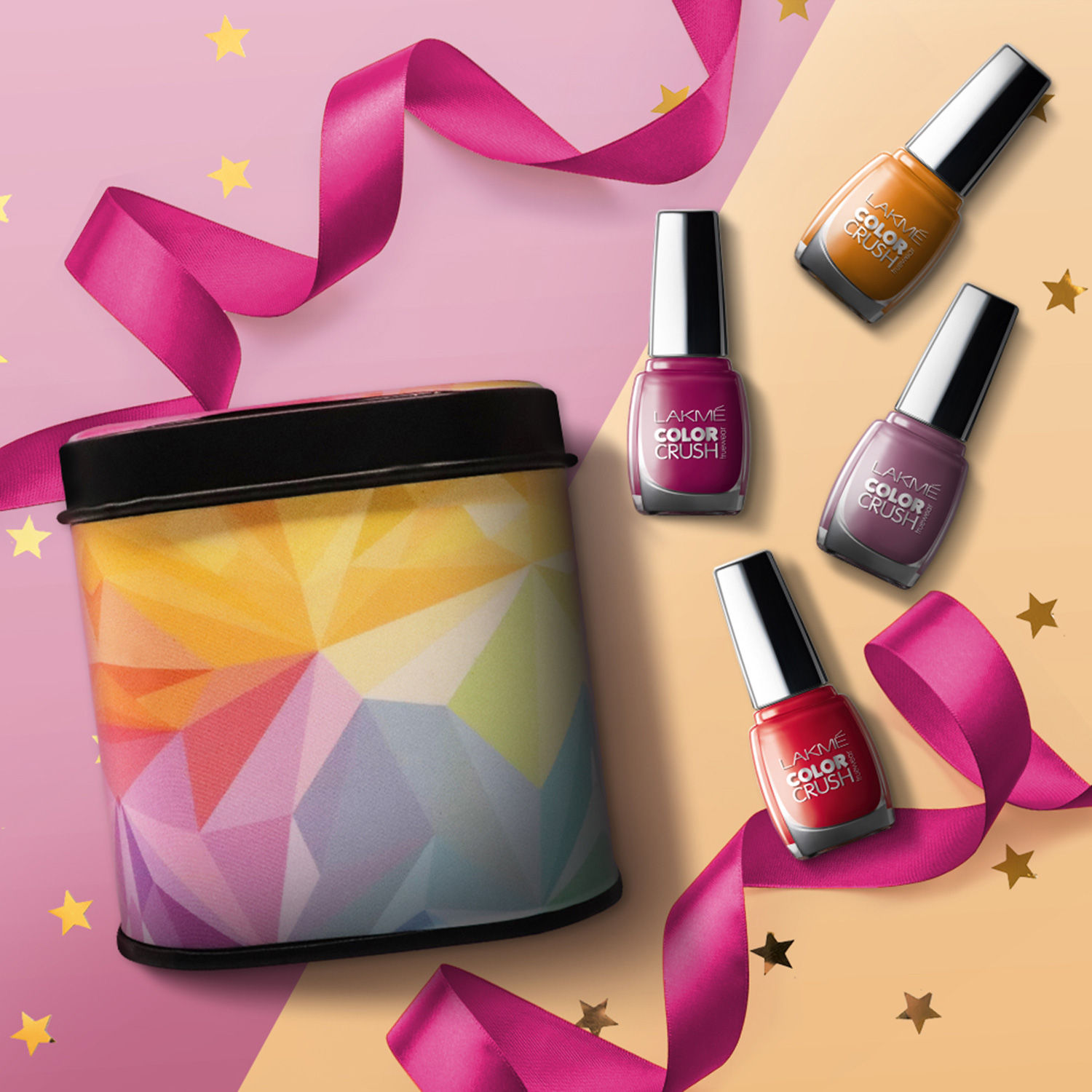 Buy/Send Lakme Color Crush Nail Paint Box Online- Ferns N Petals