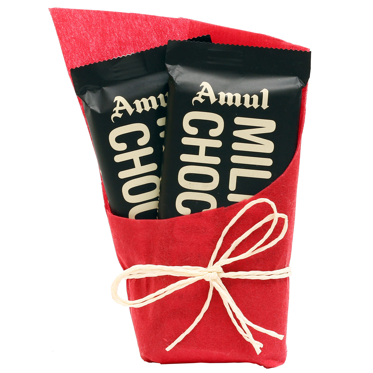 Buy/Send Amul Milk Chocolate Bars & Friendship Band Online- Ferns N Petals