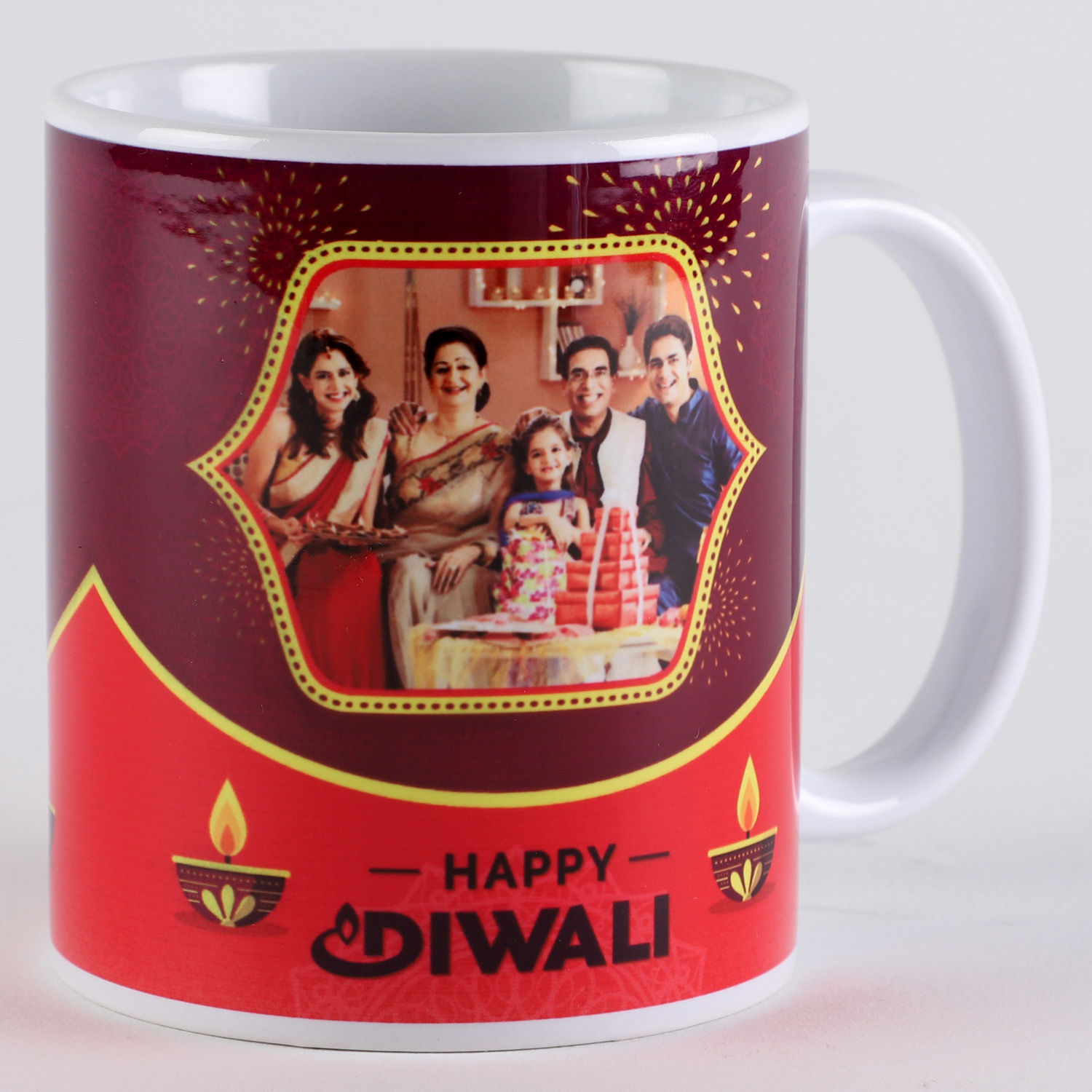 Buy/Send Personalised Picture Diwali Mug Online- Ferns N Petals