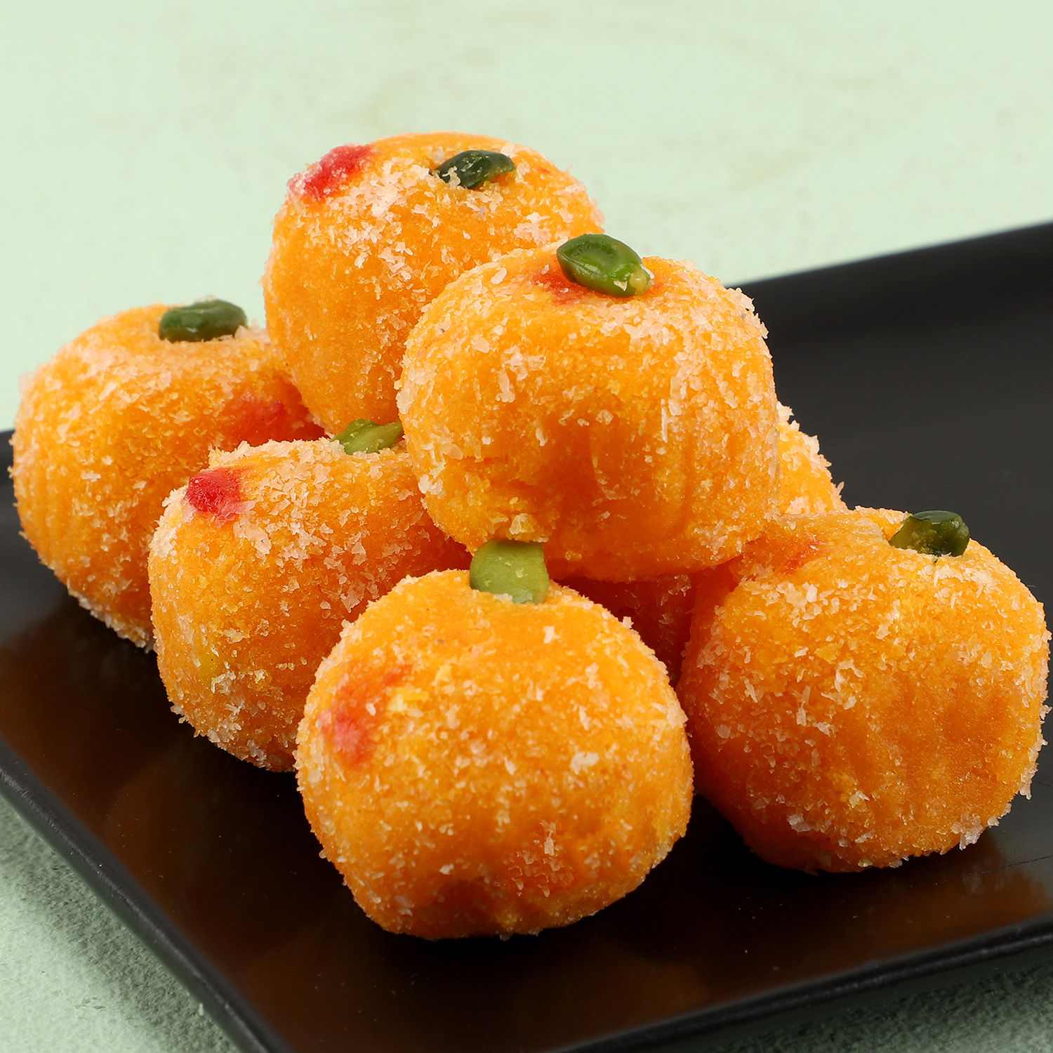 Buy/Send Kesar Coconut Laddu Box- 150 gms Online- Ferns N Petals