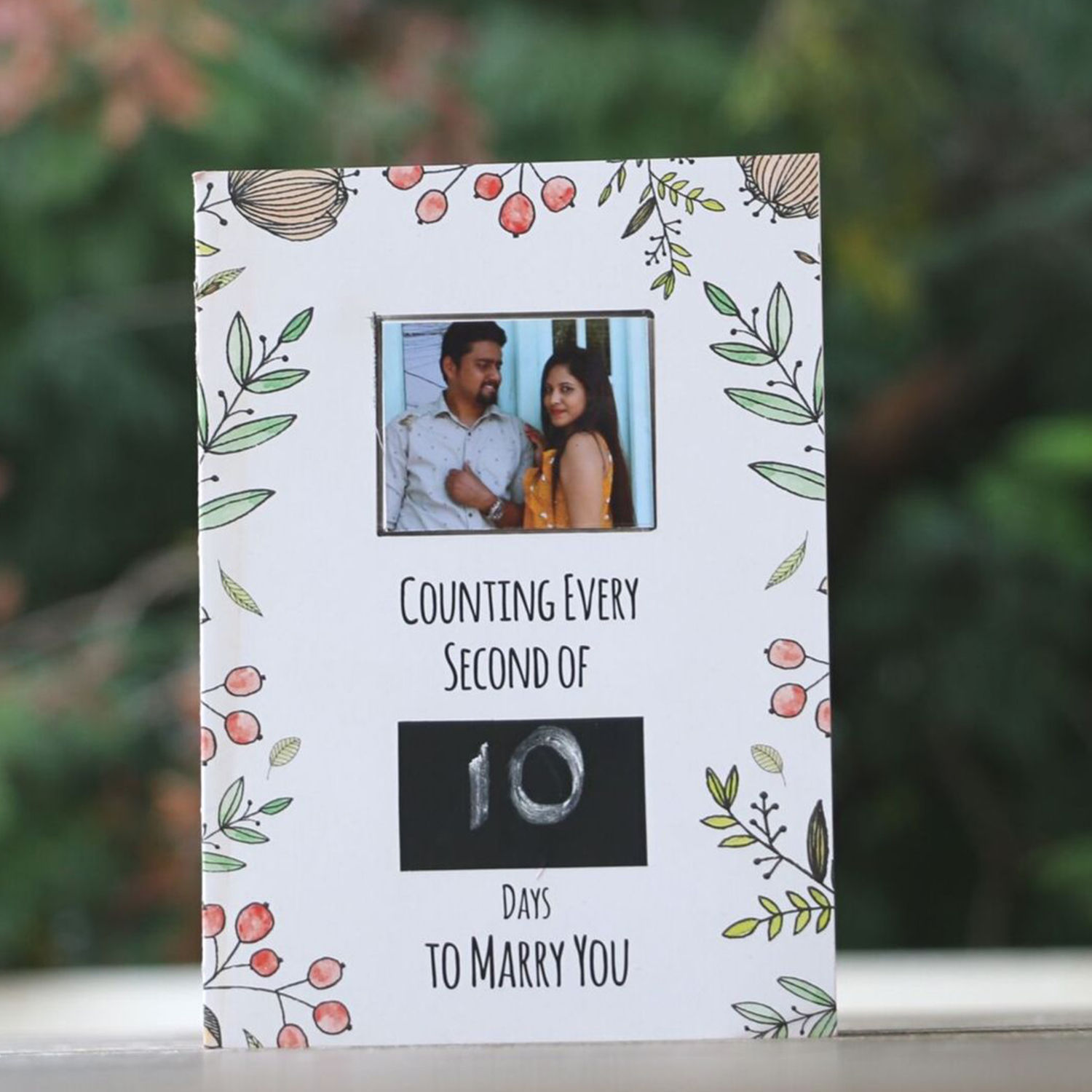 Buy/Send Personalised Wedding Countdown Card Online- Ferns N Petals