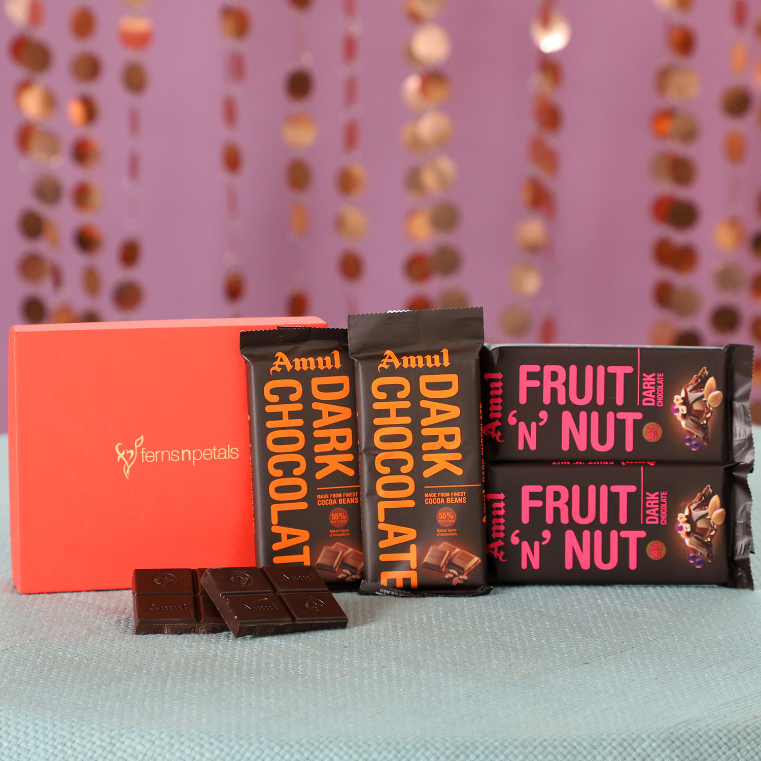 Buy/Send Flavourful Amul Chocolates Box Online- Ferns N Petals