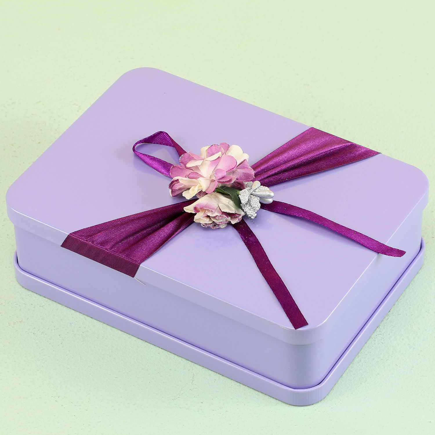 Buy/Send Flavourful Amul Chocolates Purple Tin Box Online- Ferns N Petals