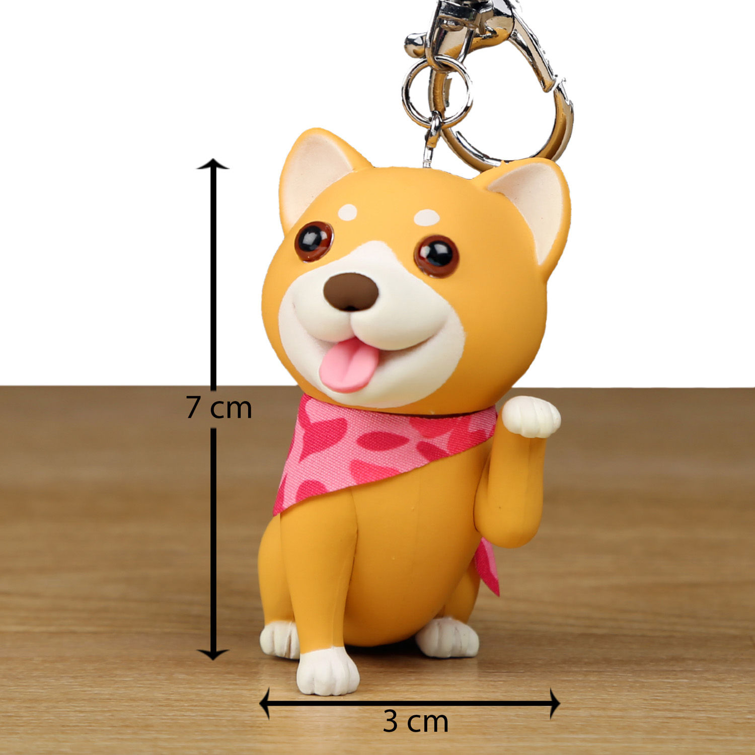 Buy/Send Shiba Inu 3D Doggo Keychain Online- Ferns N Petals