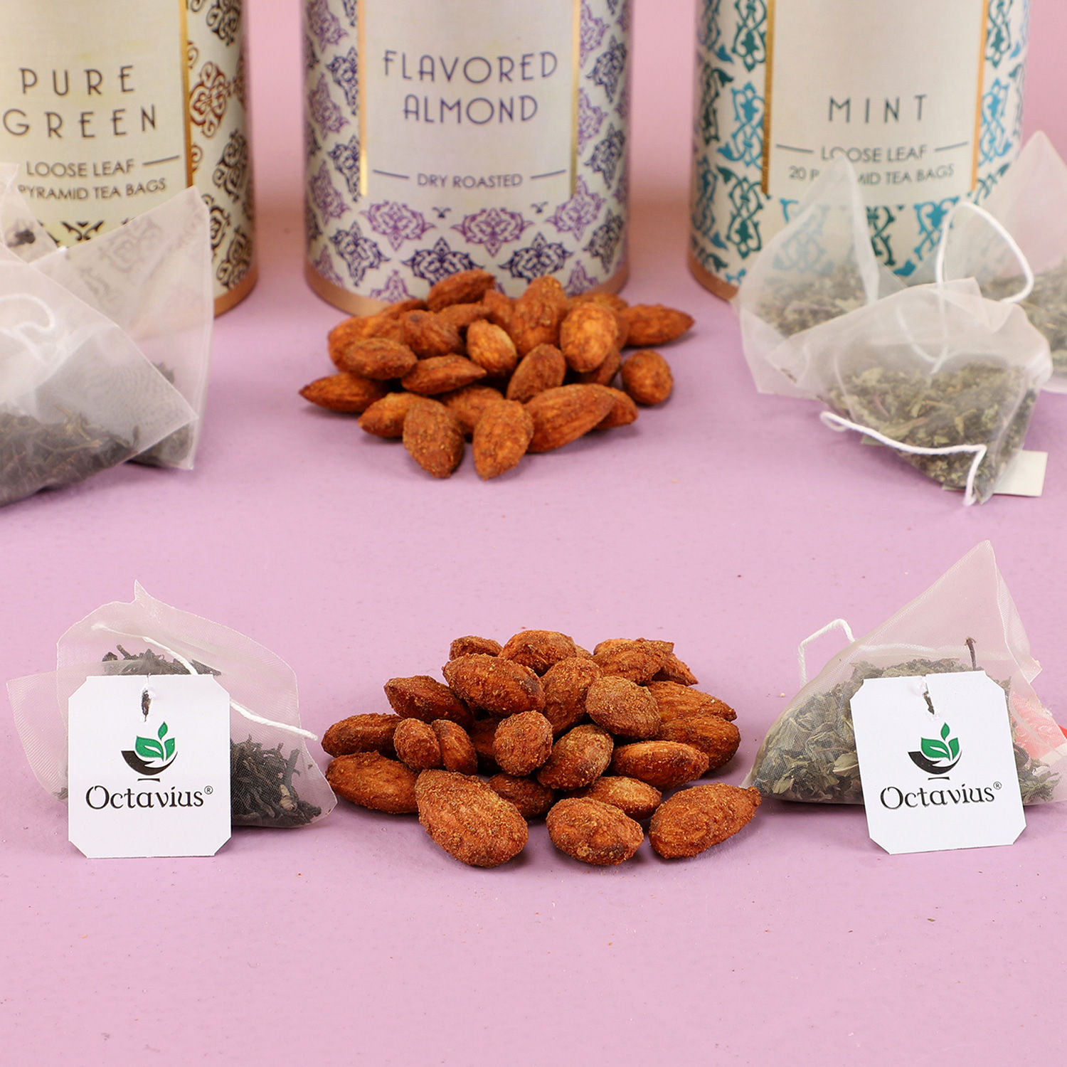 Buy/Send Almond Paprika Tea Hamper Online- Ferns N Petals