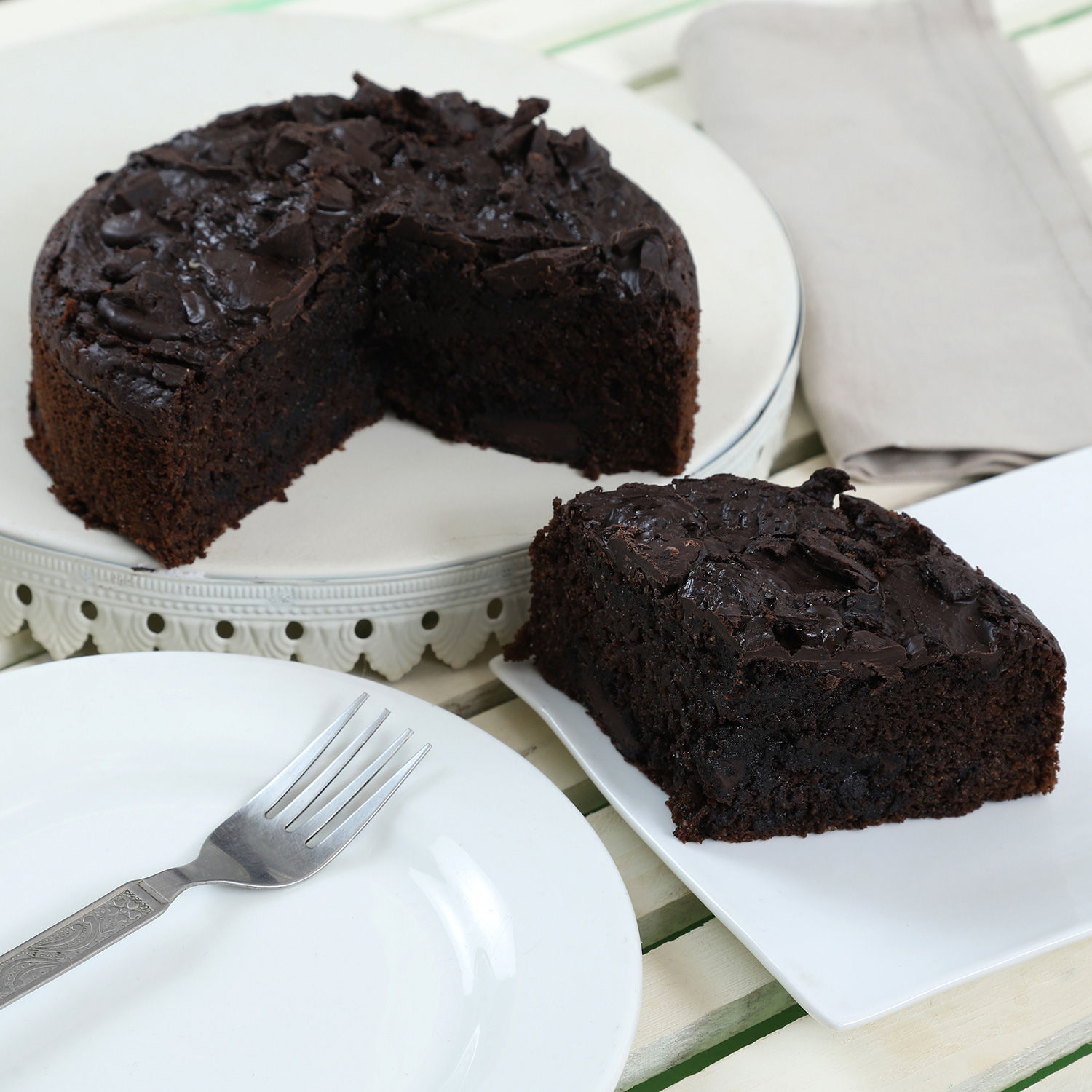 Buy/Send Chunky Dark Chocolate Dry Cake Online- Ferns N Petals