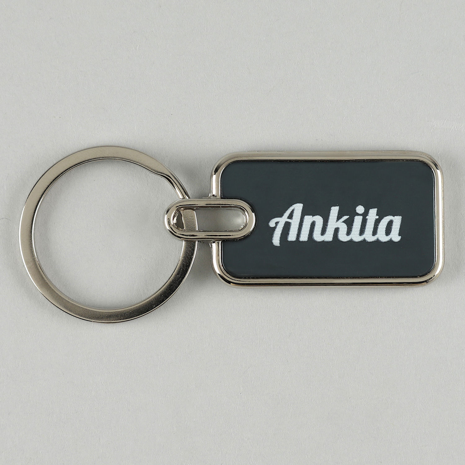 Buy/Send Personalised UV Print Rectangle Keychain Online- Ferns N Petals