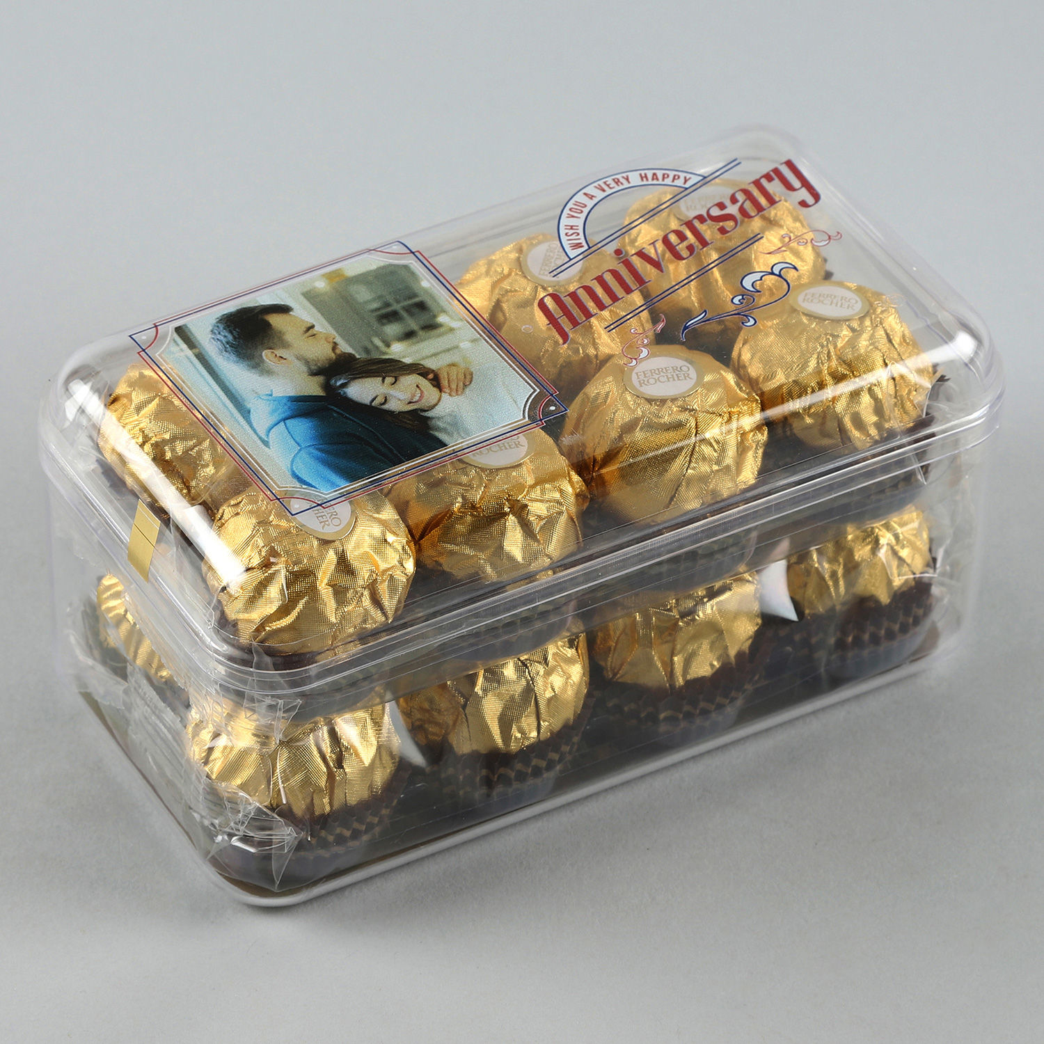 Buy/Send Anniversary Special Personalised Ferrero Rocher Box Online ...