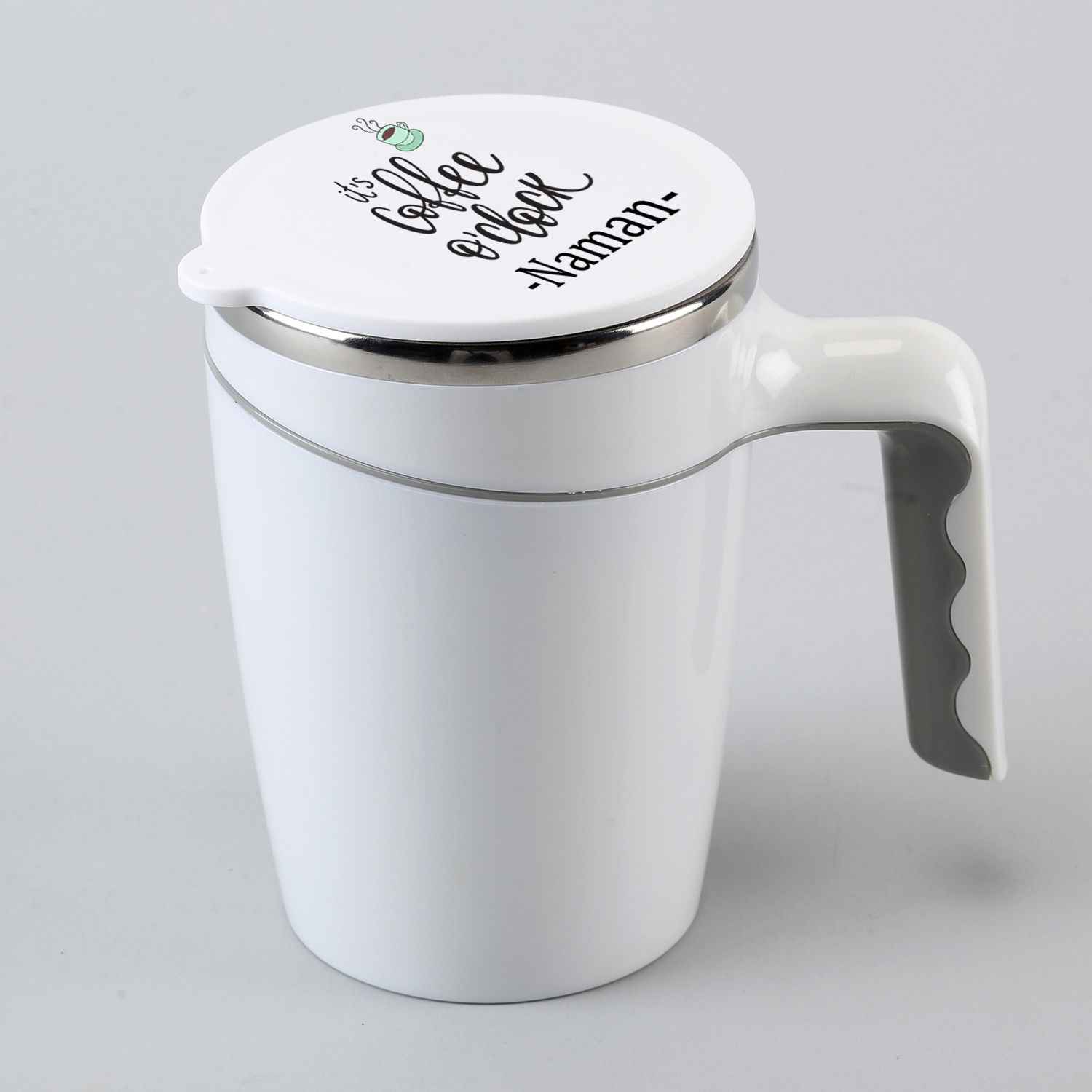 Buy/Send Stainless Steel Suction Design Mug Online- Ferns N Petals